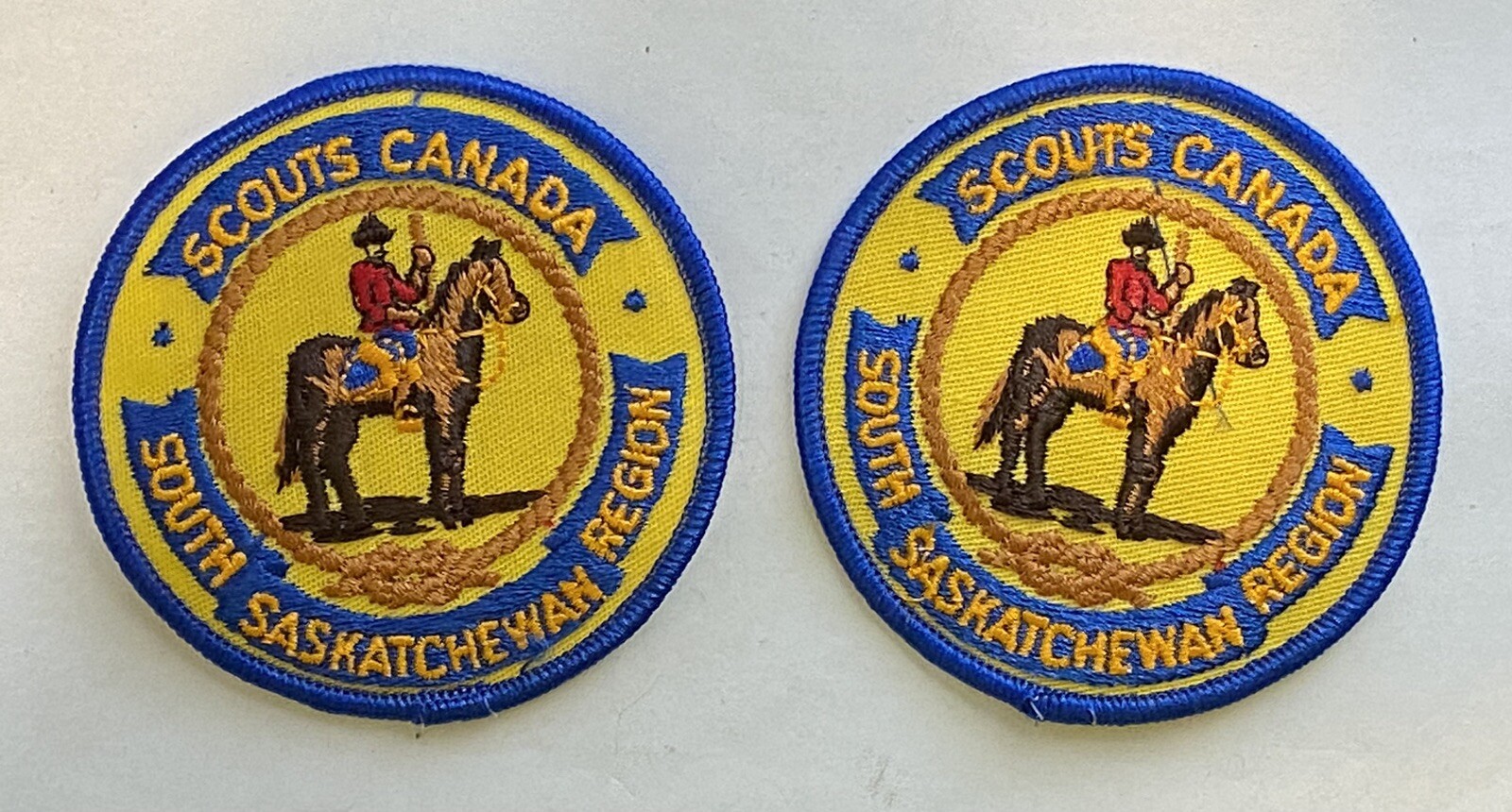Pair of SCOUTS CANADA SOUTH SASKATCHEWAN REGION patch NOS (New Old ...