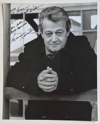 Murray Hamilton Mayor Vaughn SIGNED AUTOGRAPH RARE JAWS 8x10 photo w K9 ...