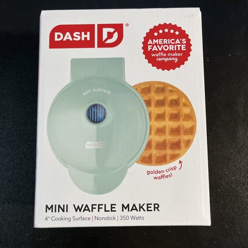 DASH Mini Maker Waffle Green for Individual Waffles NEW | eBay