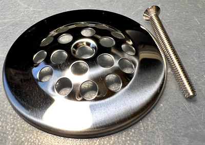 Universal Tub Waste Overflow Drain Strainer Chrome With Center Screw 2 ...