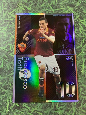 Panini Football League 2013 Francesco Totti AS Roma Refractor card ...