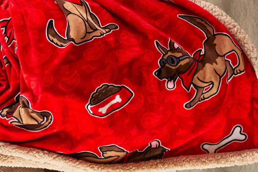 Fallout Dogmeat Throw Blanket 54x70 Red Rocket Sherpa Official NEW | eBay