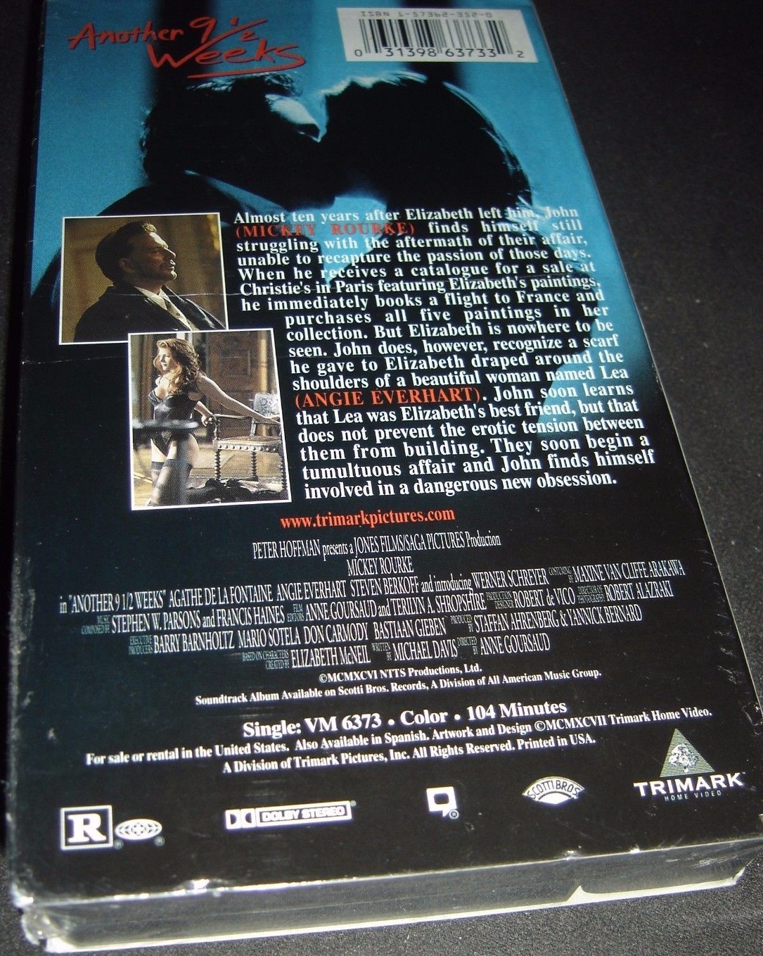 Another 9 1/2 Weeks (VHS, 1998) NEW 31398637332| eBay