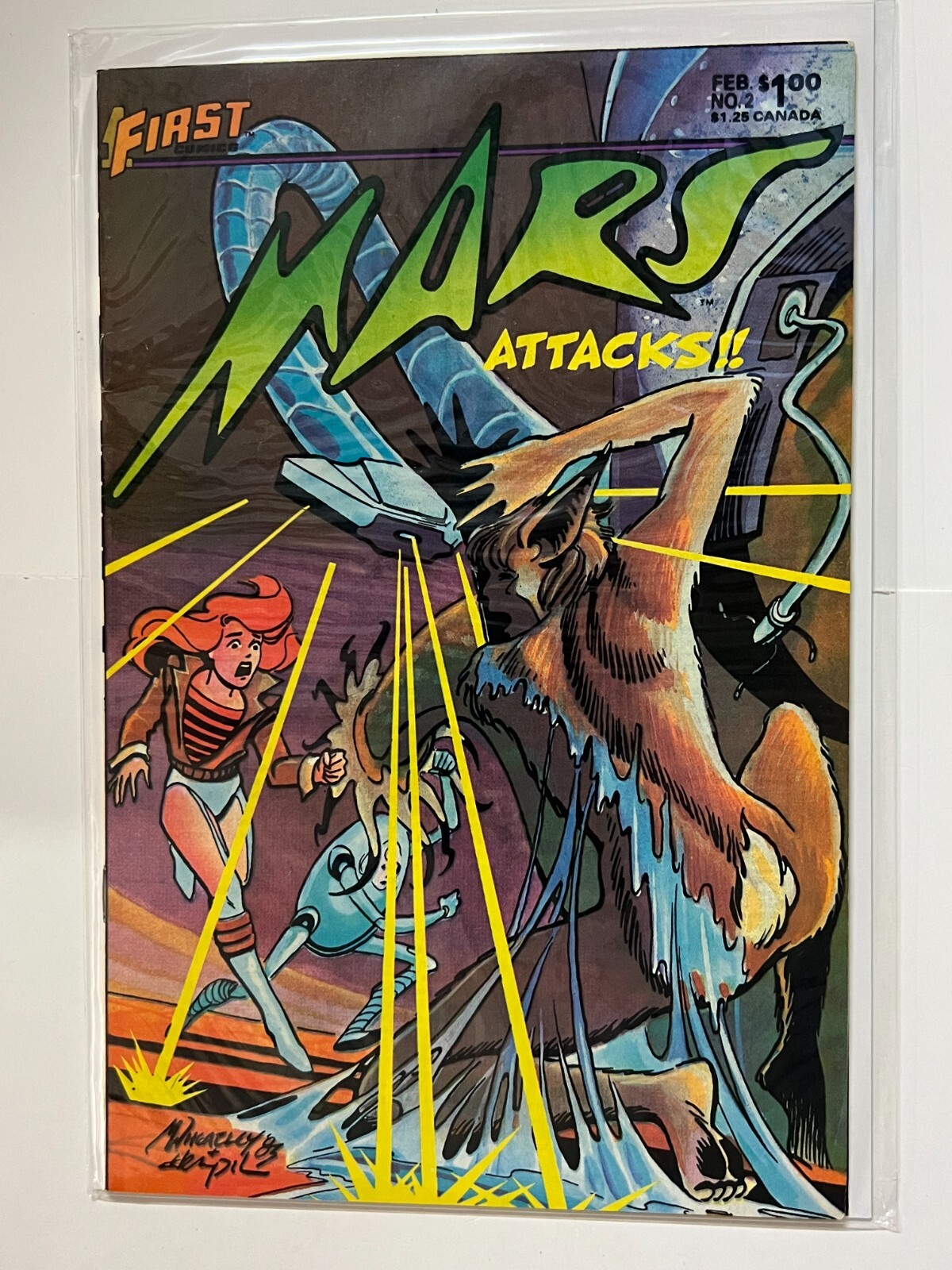 1984 Mars Attacks #2 "First Comics" | Combined Shipping B&B | eBay