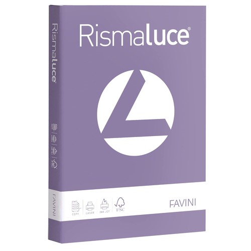 Paper Favini Rismaluce 200 gr A4 125 FG VIOLETTO 49 FAVINI | eBay