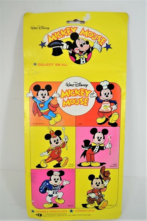 Vintage Disney MICKEY MOUSE RING MASTER Doll Durham Mint On Card | eBay