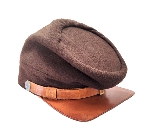 Kepi Hat Cap Forage Bummer Size S-Med 21.75 inches 6 7/8 USA Leather ...