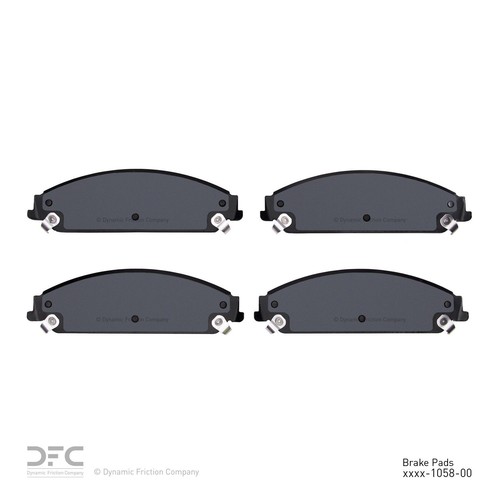 Dynamic Friction 1552-1058-00 DFC 5000 Advanced Brake Pads - Semi ...