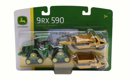 1/64 John Deere 9RX 590 with 1812DC Scraper Toy - LP84498 | eBay