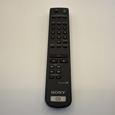 Sony RM-DX200 Remote Control For CD Player Genuine OEM TESTED Working ...