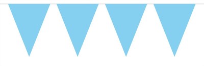 Folat - Light Blue Color Garland For Party Decoration - 10 meters Blue ...