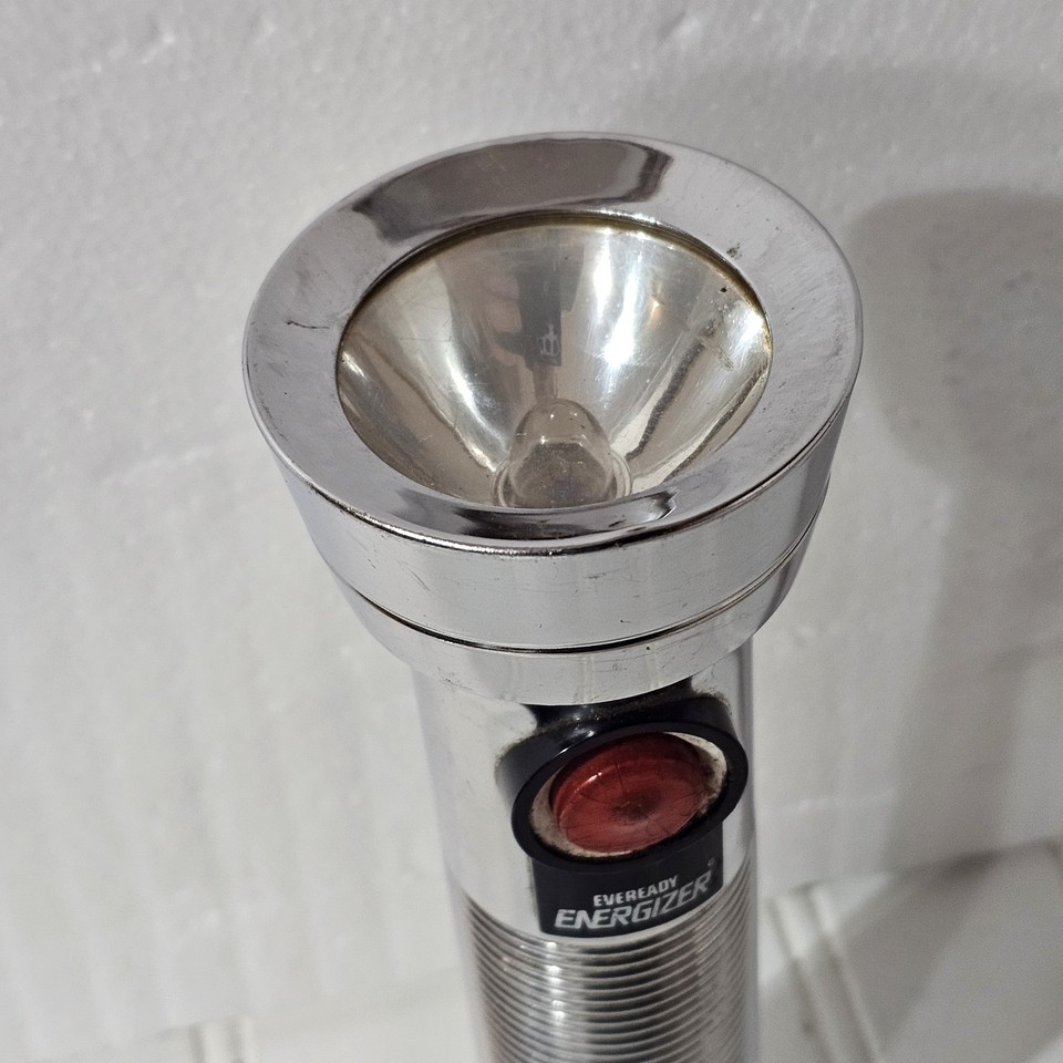 Vintage Eveready Energizer Union Carbide Flashlight Made In USA New ...