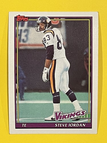 Steve Jordan 1991 Topps Base #383 Minnesota Vikings | eBay
