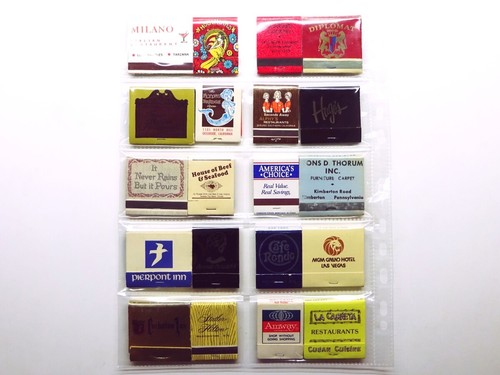 Matchbook Collection, 20 American matchbooks from USA #4 | eBay