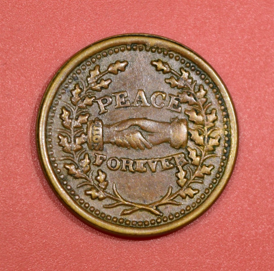1863 Peace Forever Civil War Token 26/418 *Free S/H After 1st Item* | eBay