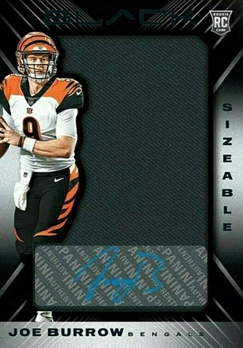2020 Panini Black Rookie Autograph Patch - Joe Burrow RC RPA Digital ...