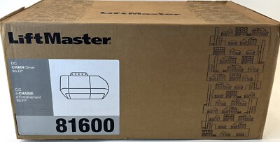 Liftmaster 1/2 HP DC Chain Drive Wi Fi Garage Door Opener Rails Not ...