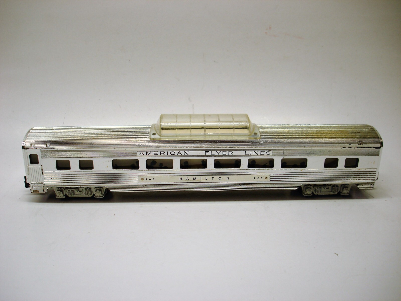 962 American Flyer Chrome Vista Dome Passenger Car [Lot AL4-P75] | eBay