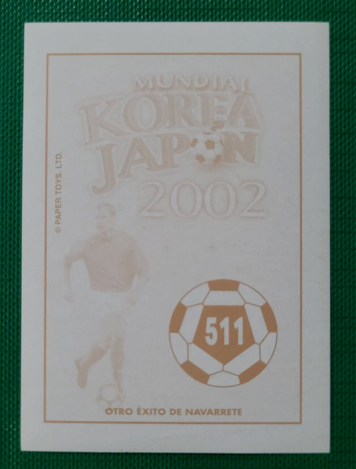 2002 Navarrete Korea Japan World Cup FIFA Face CROMO #511 ERIC ...