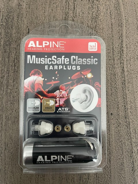 Alpine Hearing Protection MusicSafe Classic Earplugs for Musicians for ...