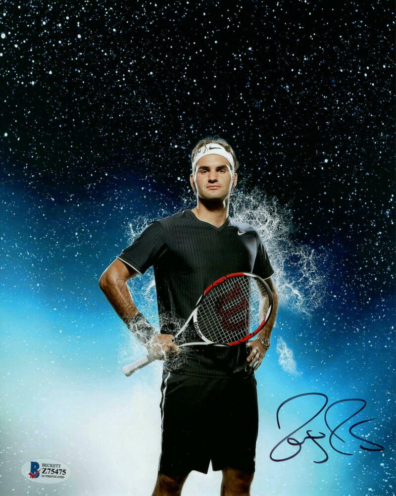Roger Federer Autographed Memorabilia | Signed Photo, Jersey ...