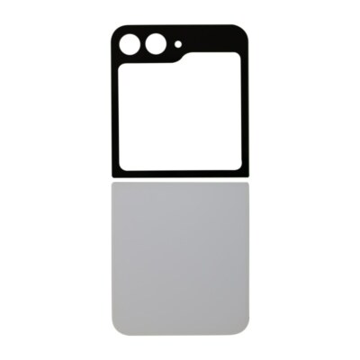 Back Glass Set 2 Parts for Samsung Galaxy Z Flip6 Blue Aftermarket ...