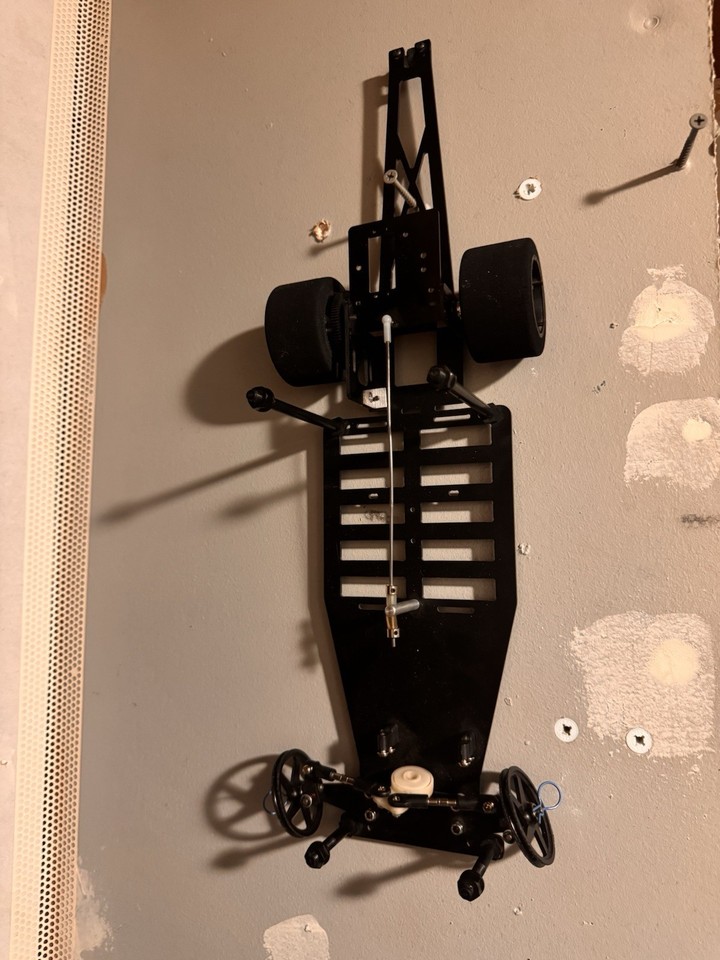 Vintage 1:10 2WD Electric RC Drag Car (ROLLER) Blue, With Composite Tub ...