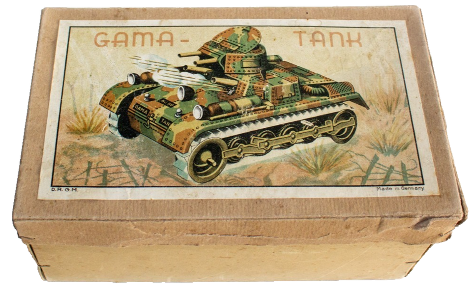 1930's Uncommon German GAMA Panzer I Clockwork Tank w/ Box -Rare Toy | eBay