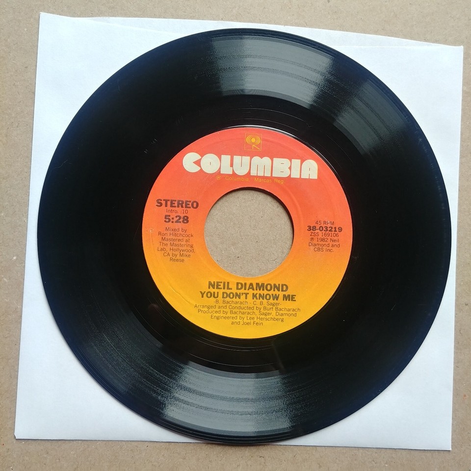 NEIL DIAMOND Heartlight 45 7" POP ROCK Record Vinyl Records Columbia ...