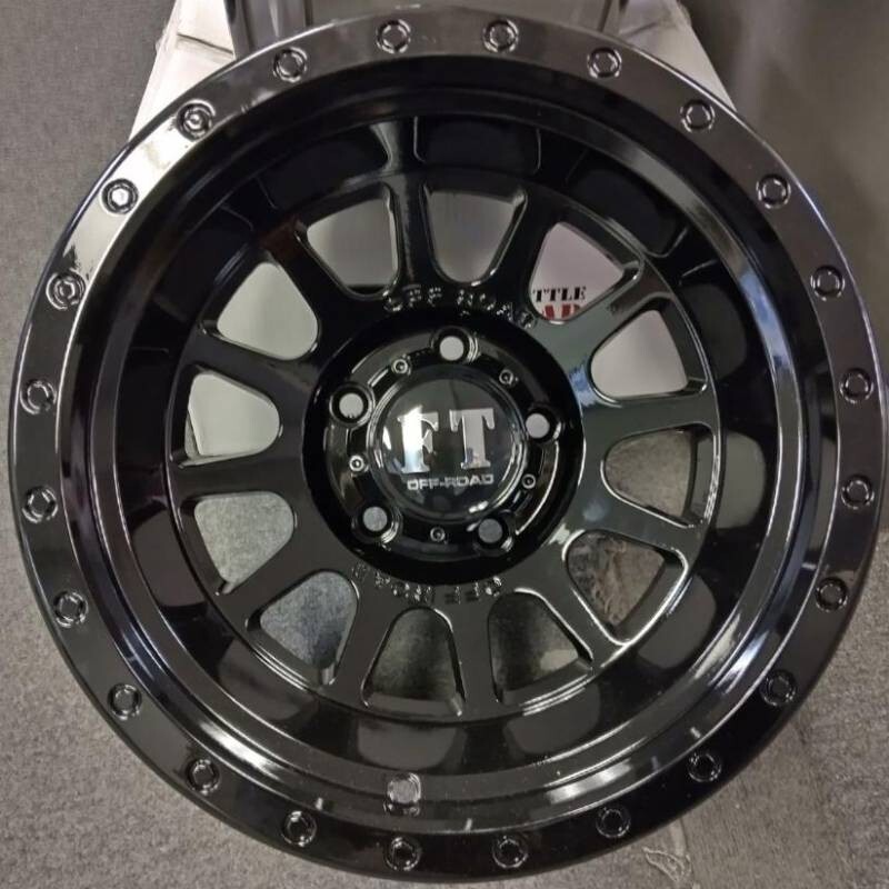 4 ~ 16x10 Full Throttle FT5092 5x127 (5x5") gloss black -44mm 78.1 ...