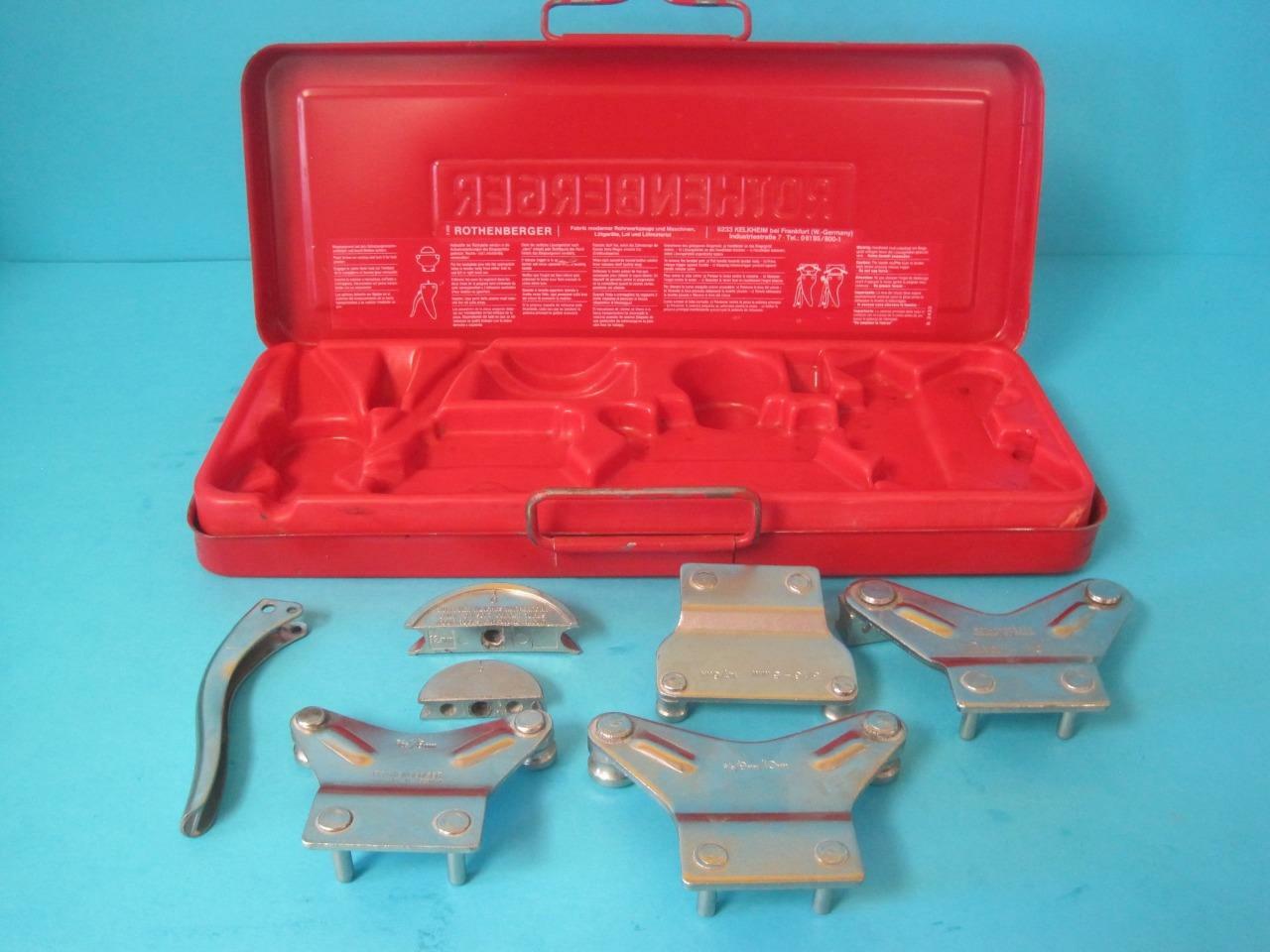 ROTHENBERGER TOOL SET TEE EXTRACTOR RATCHET COPPER TUBE BENDER SET NO ...