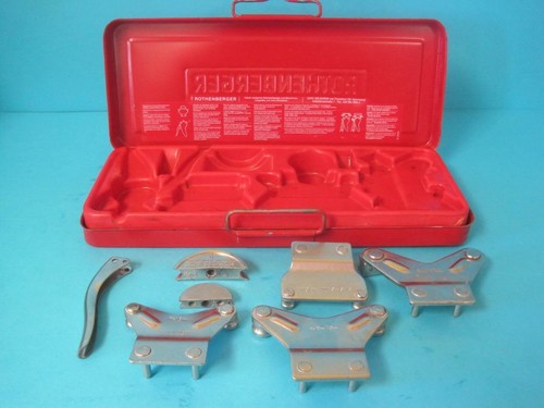 ROTHENBERGER TOOL SET TEE EXTRACTOR RATCHET COPPER TUBE BENDER SET NO ...