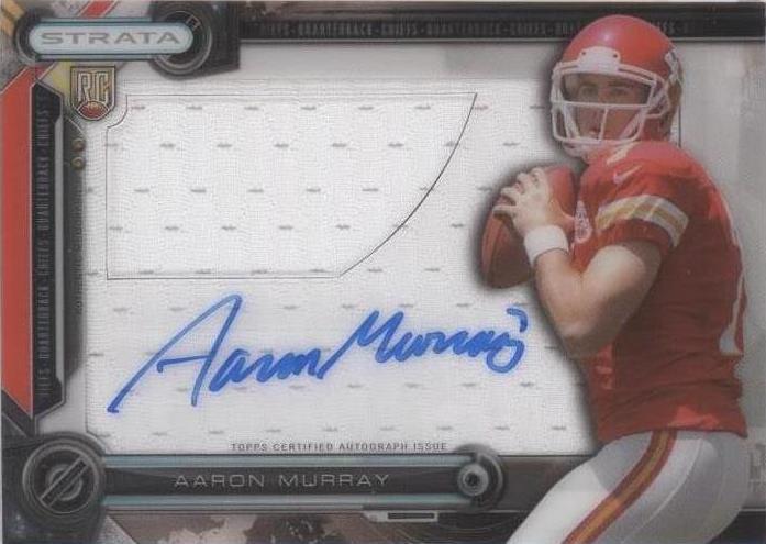 2014 Topps Strata - Clear Cut Autograph Rookie Relics Aaron Murray # ...