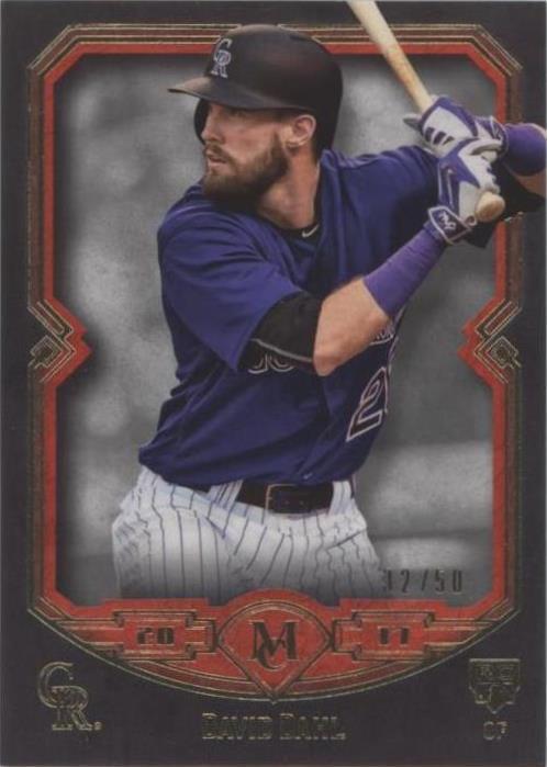 2017 Topps Museum Collection - David Dahl #100 Ruby Red /50 (RC) for ...