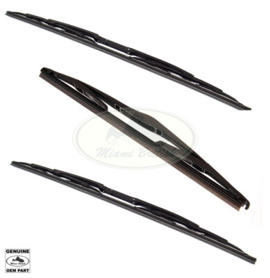 LAND ROVER FRONT & REAR WIPER BLADES SET x3 DISCOVERY 2 II MR0137 ...