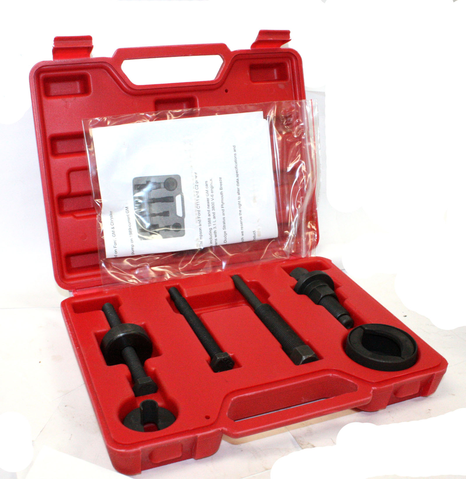 Power Steering Pump Pulley Puller Removal Install Tool 4 GM FORD ...