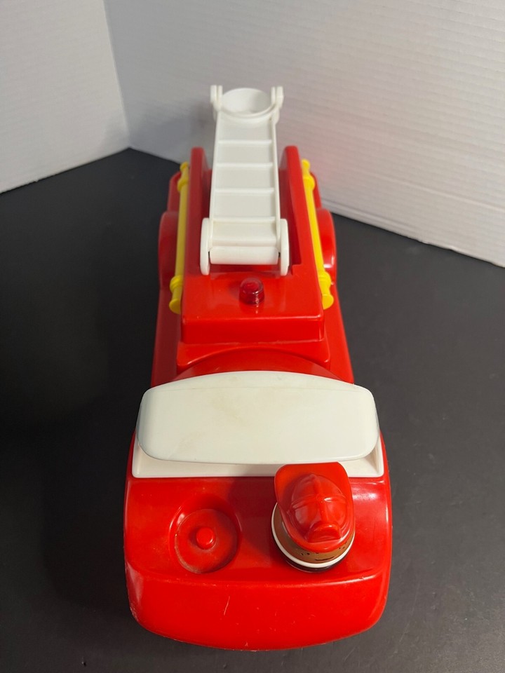 Little Tikes Toddle Tots Red White Fire Truck Fire Engine Vintage Toy ...