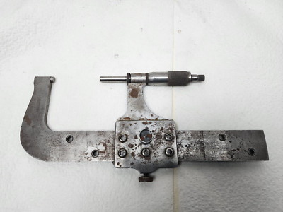 Starrett No 128 0-6" "Beam" Micrometer Calipers Early Machinist Tools ...