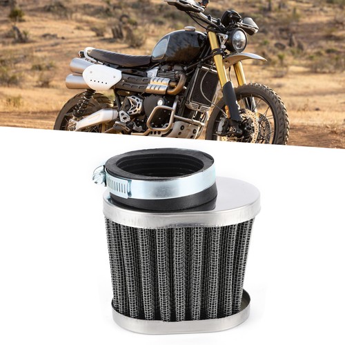 2in Motorcycle Air Filter High Flow Air Cleaner Universal Practical ...