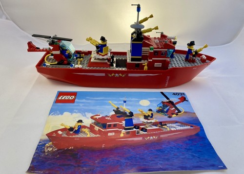 VTG LEGO 4031 Fire Rescue Boat - Complete with Manual (1991) | eBay