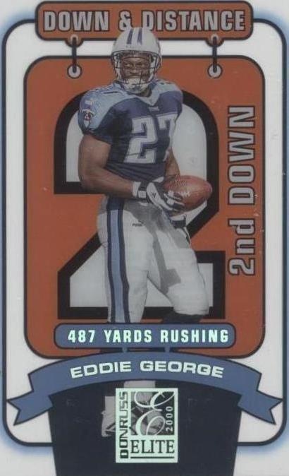 2000 Donruss Elite - Down & Distance Eddie George #DD-8D2 /487 for sale ...