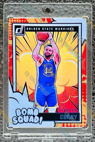 Stephen Curry BOMB SQUAD PANINI DONRUSS INSERT CARD SSP WARRIORS MVP ...