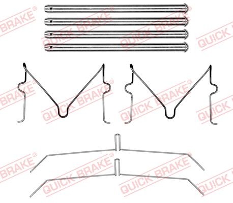 109-0199 QUICK BRAKE Accessory Kit, disc brake pad for LEXUS,TOYOTA ...