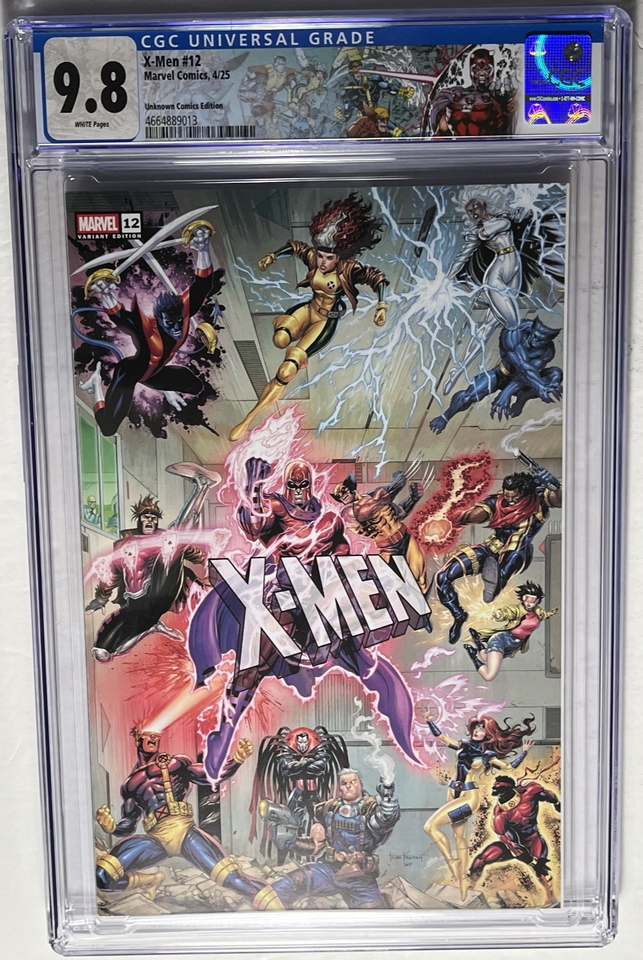 X-MEN #12 CGC 9.8 NM/MINT⚡Kirkham Danger Room Custom CGC Label 🔑 Marvel ...