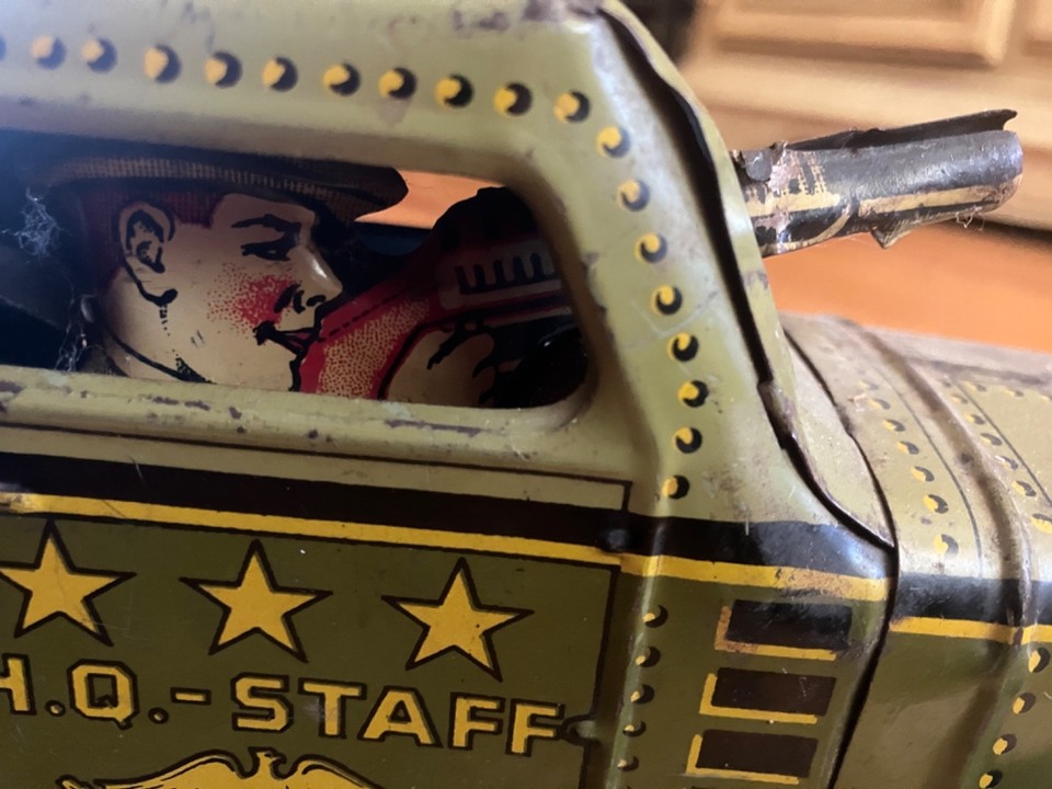 Vintage Marx Tin Toys HQ Staff Car | eBay