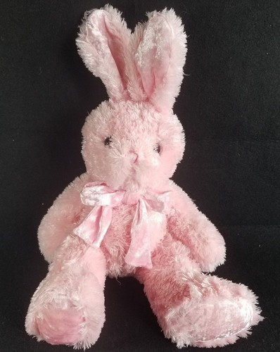 PINK EASTER BUNNY RABBIT Soft Plush Stuffed 21" WALMART PLUSH LOVEY | eBay