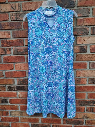 Simply Southern Shell (M) SlipOn Dress- multicolor - Nice Pre-owned | eBay