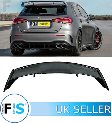 MERCEDES BENZ A CLASS W177 A45 AMG LOOK GLOSS BLACK REAR BOOT ROOF ...