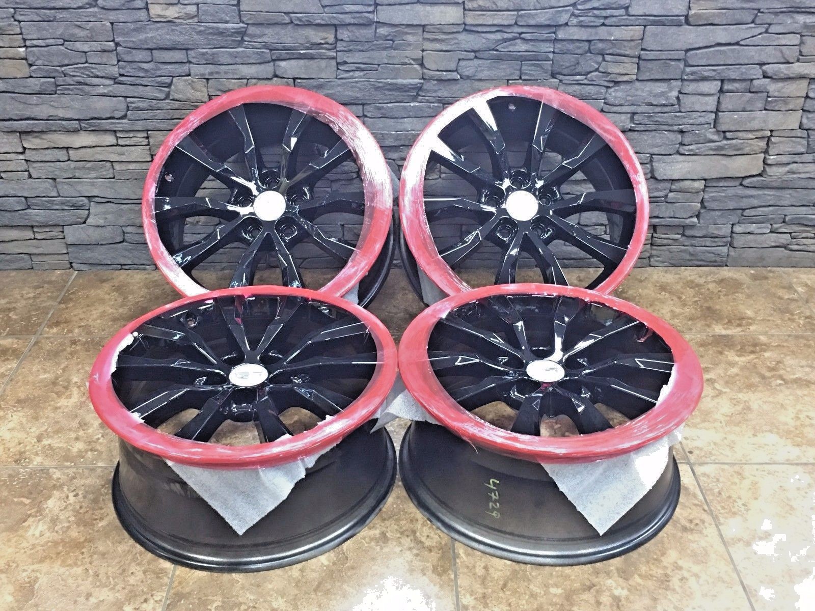 19" 19 Inch OEM Factory Black Cadillac XTS Wheels Rims Brand New Set Of ...