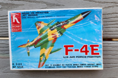 HOBBYCRAFT 1/144 ISRAELI AIR FORCE F-4E PHANTOM JET FIGHTER MODEL KIT ...